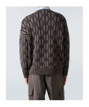 Giorgio Armani Crew Neck Knit Sweater