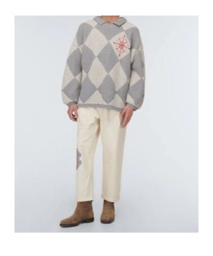 ADISH Embroidered Cotton Sweater