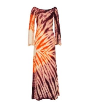 Gabriela Hearst Kells Tie-dye Off-shoulder Maxi Dress - Multicolor