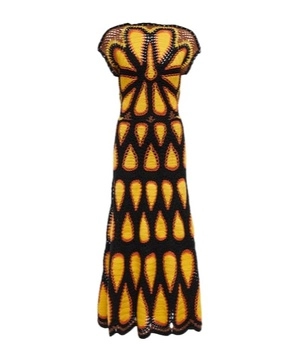 Gabriela Hearst Aidy Crocheted Cashmere Midi Dress
