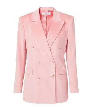 Gabriela Hearst Long-sleeved Suit Jacket - Pink