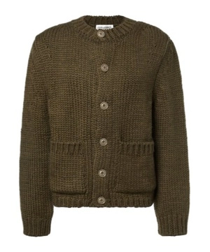 Our Legacy Over Wool And Alpaca Cardigan - Green
