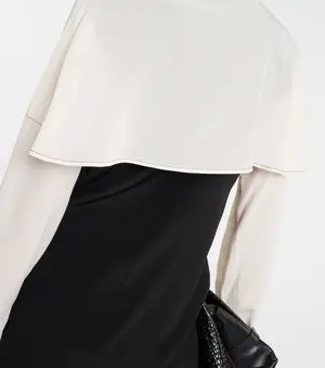 Victoria Beckham Bow-detailed Silk Crepe De Chine Blouse