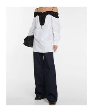 Gabriela Hearst Augustin Lace-trimmed Blouse