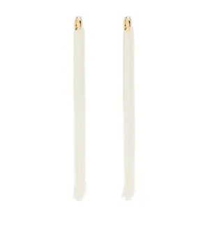 JIL SANDER Drop Earrings - White