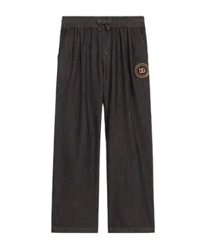 Dolce & Gabbana Denim Trousers - Black