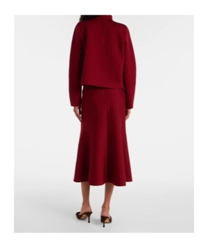 Carolina Herrera Floral Jacquard High Neck Sweater
