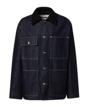 JIL SANDER Oversized Denim Jacket - Black