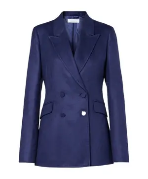 Gabriela Hearst Stephanie Silk Blazer - Blue