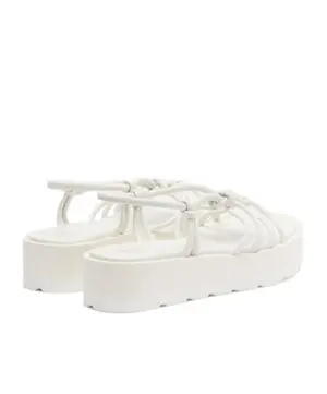 GIANVITO ROSSI Hebe Platform Leather Sandals