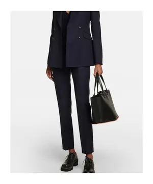 Gabriela Hearst Wool High-waisted Trousers