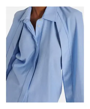 Victoria Beckham Shawl Virgin Wool Shirt