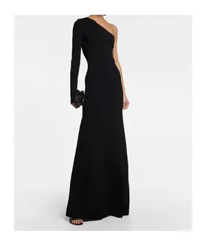 Victoria Beckham Knitted One-shoulder Dress