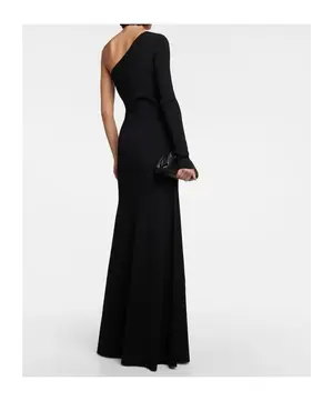 Victoria Beckham Knitted One-shoulder Dress
