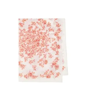 Magda Butrym Floral Printed Cotton And Silk Scarf - Pink