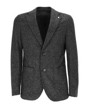 LUBIAM Single-breasted Suit Jacket - Black