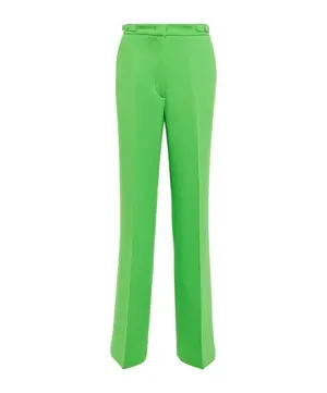 Gabriela Hearst High-waisted Wide-leg Trousers - Green