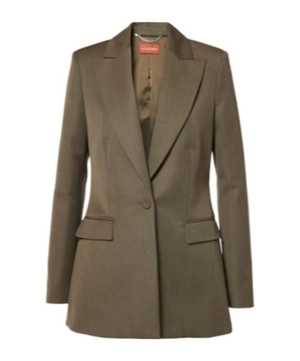 Altuzarra Beatty Virgin Wool Blazer - Green