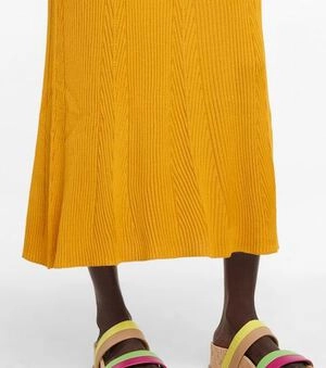 Gabriela Hearst Knitted Midi Skirt