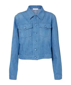 Gabriela Hearst Long-sleeved Denim Jacket - Blue