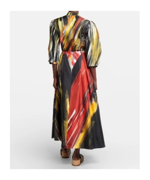 Gabriela Hearst Dexter Print Silk Maxi Dress