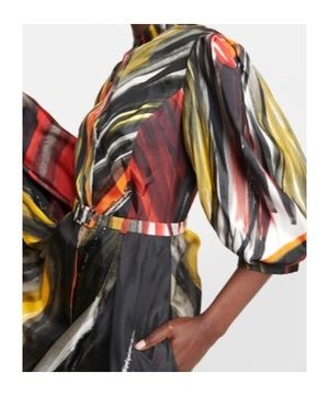 Gabriela Hearst Dexter Print Silk Maxi Dress