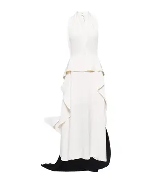 Victoria Beckham Cut-out Halterneck Gown