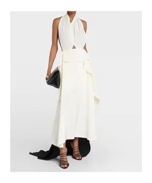 Victoria Beckham Cut-out Halterneck Gown