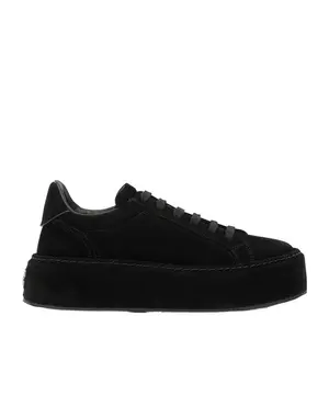 Casadei Platform Lace-up Sneakers - Black