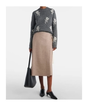 JIL SANDER Intarsia Alpaca And Wool-blend Sweater