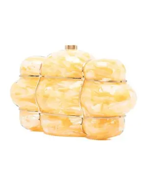 Cult Gaia Irregularly Shaped Clutch - Yellow