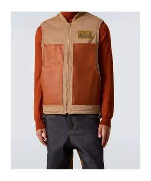 Junya Watanabe Logo Zip-up Vest