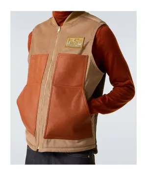 Junya Watanabe Logo Zip-up Vest
