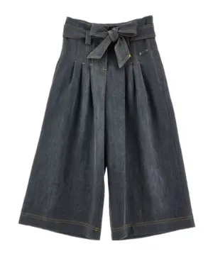 Monnalisa Belted Pleated Trousers