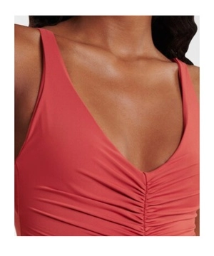 Magda Butrym Floral-appliqué Ruched Swimsuit