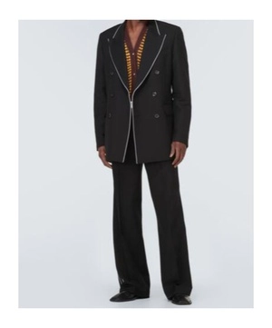 WALES BONNER Rise Double-breasted Wool Blazer