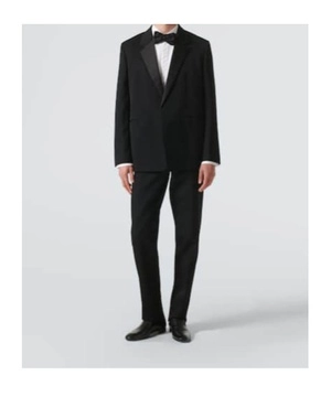 JIL SANDER Satin-trimmed Wool Blazer