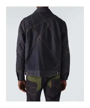 Junya Watanabe Button-down Long-sleeved Denim Jacket