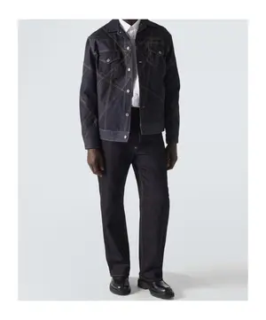 Junya Watanabe Button-down Long-sleeved Denim Jacket
