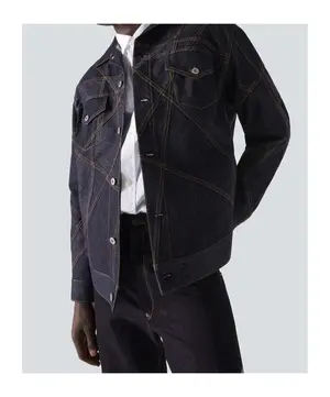 Junya Watanabe Button-down Long-sleeved Denim Jacket