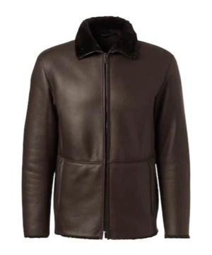 Giorgio Armani Shearling-lined Leather Jacket