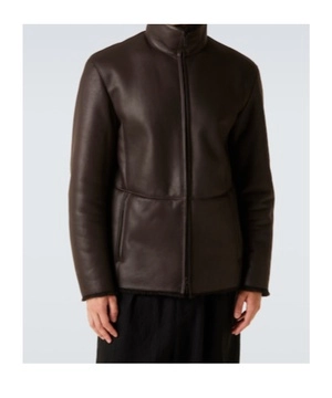Giorgio Armani Shearling-lined Leather Jacket