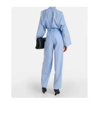 Victoria Beckham Pleated Tapered Trousers