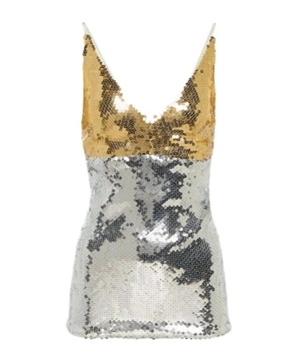 Victoria Beckham Sequined Top - Multicolor