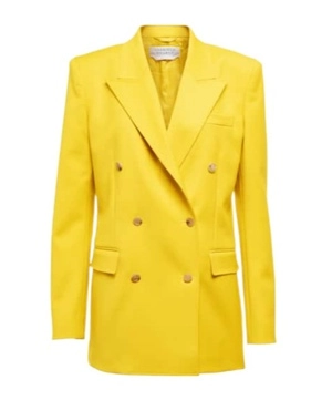 Gabriela Hearst Logo-embellished Blazer - Yellow