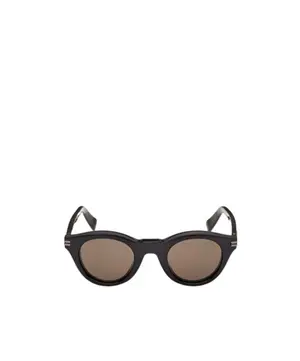 Zegna Geometric-frame Sunglasses - Black