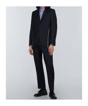 Comme Des Garçons Zipper-decorated Suit Jacket