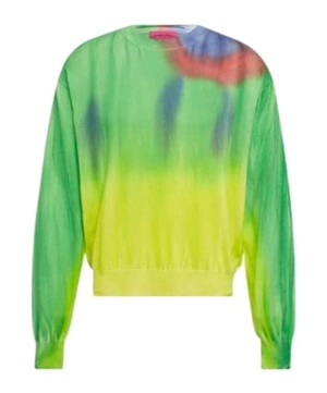 THE ELDER STATESMAN Dreamscape Cotton-blend Sweater