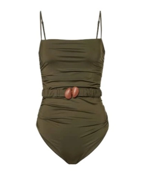 Johanna Ortiz Ruched Swimsuit