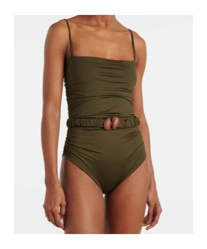 Johanna Ortiz Ruched Swimsuit